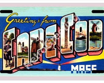 Cape Cod License Plate | Etsy