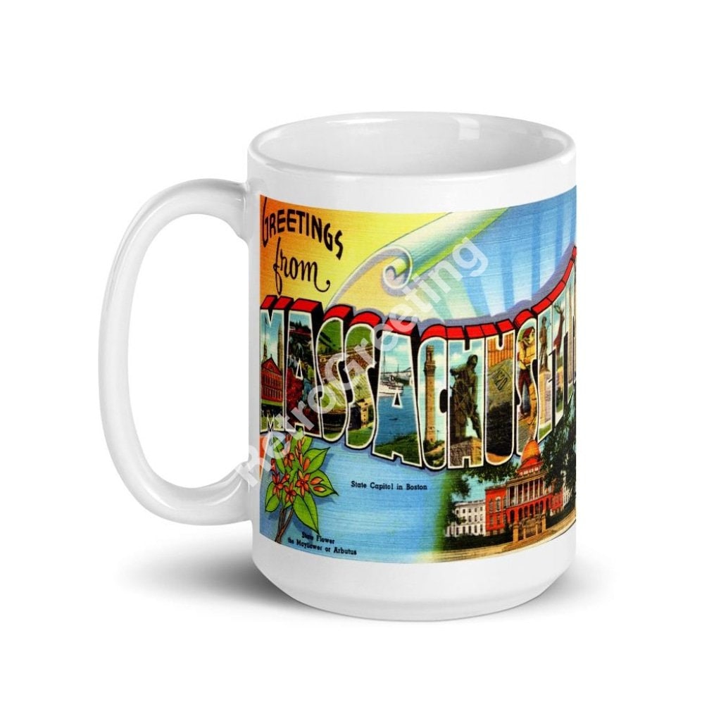 Home & Living Greetings From Fall River Massachusetts Coffee Mug ...