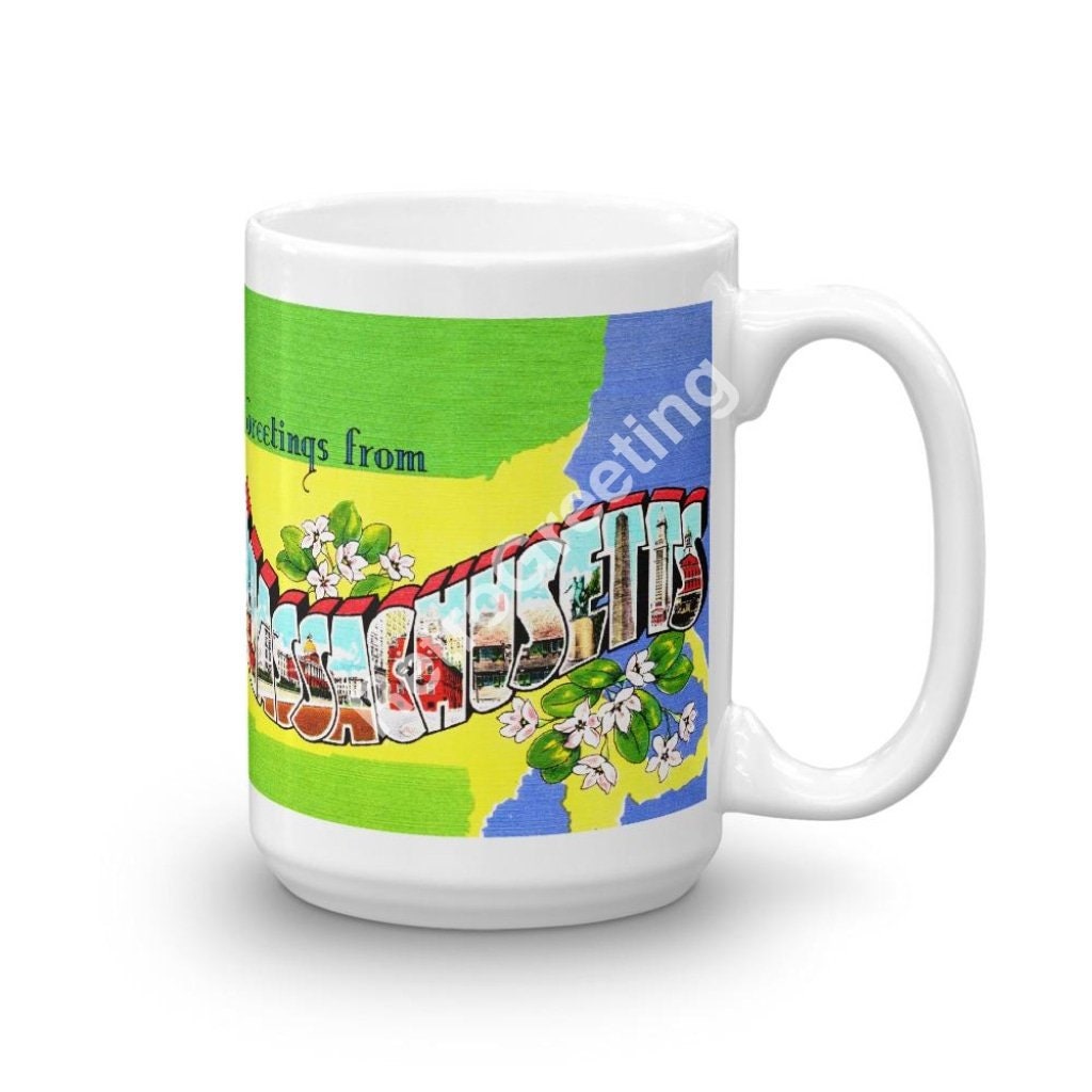 Home & Living Greetings From Fall River Massachusetts Coffee Mug ...
