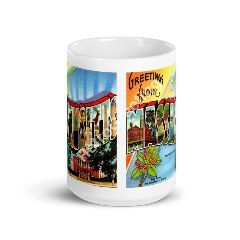 Home & Living Greetings From Fall River Massachusetts Coffee Mug ...