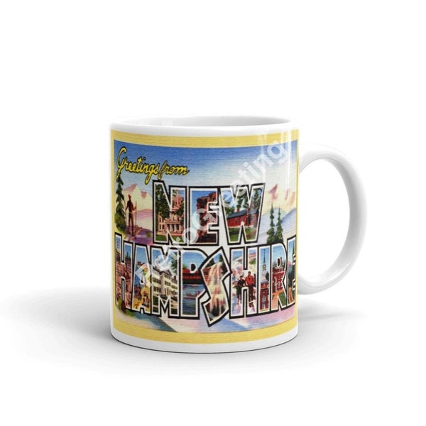 New Hampshire Mug - Etsy