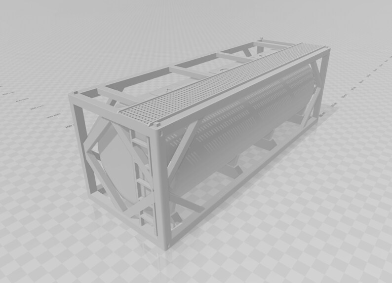 Tanktainer / Tank Container / Gauge G / G-scale / Garden Railway / 3D ...