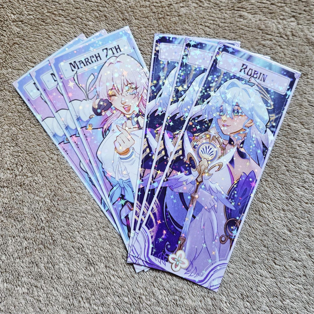 HSR Bookmarks - Holographic Finish - Etsy