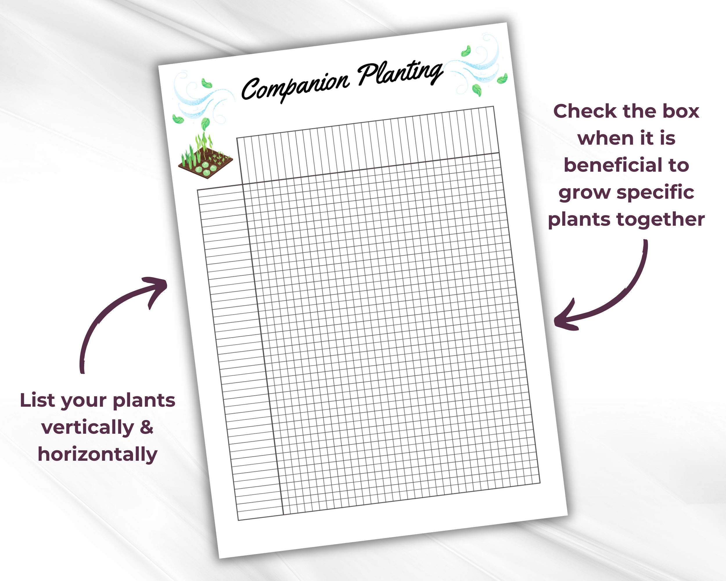 Garden Layout, Companion Planting Chart, Square Foot Garden, Square ...