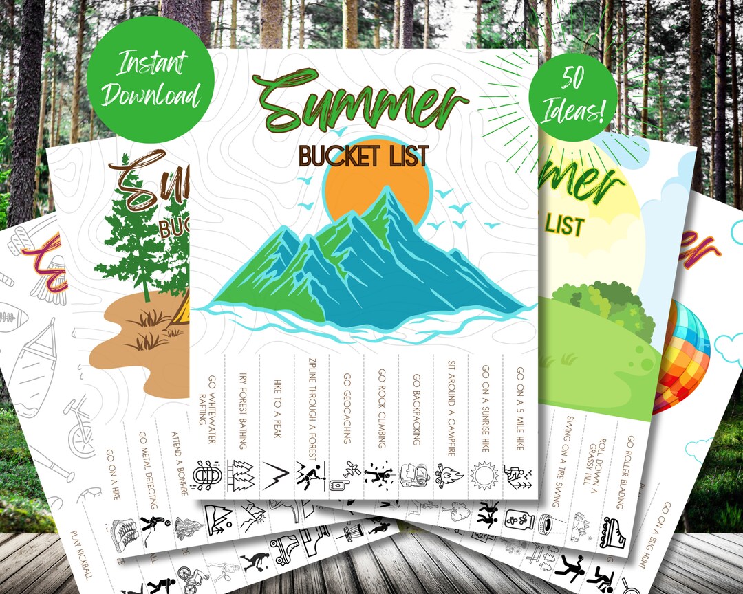 Bucket List, Summer Break, Summer Checklist, Summer Bucket List, Summer ...