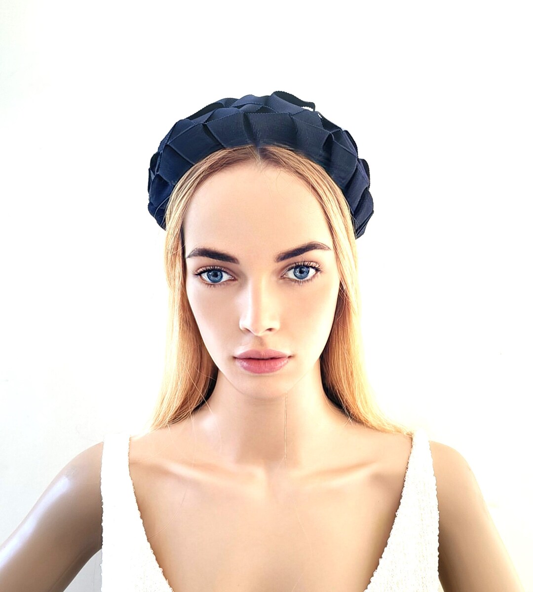 Plaited Woven Ribbon Headband, Luxury Ladies Gift, Fascinator, 5 Cms ...