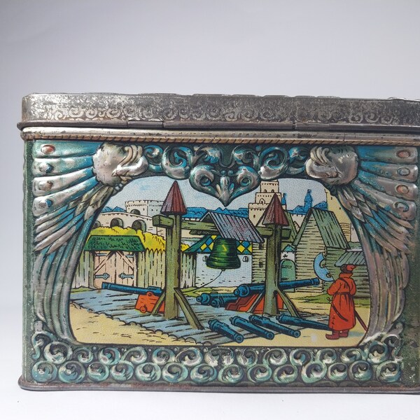 Russian Tin Box - Etsy