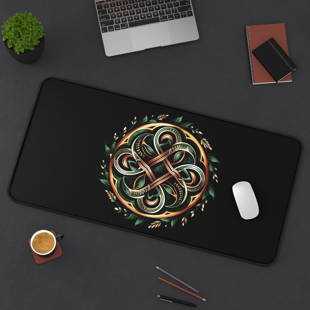 The Celtic Knot, Lucky Desk Mat - Etsy