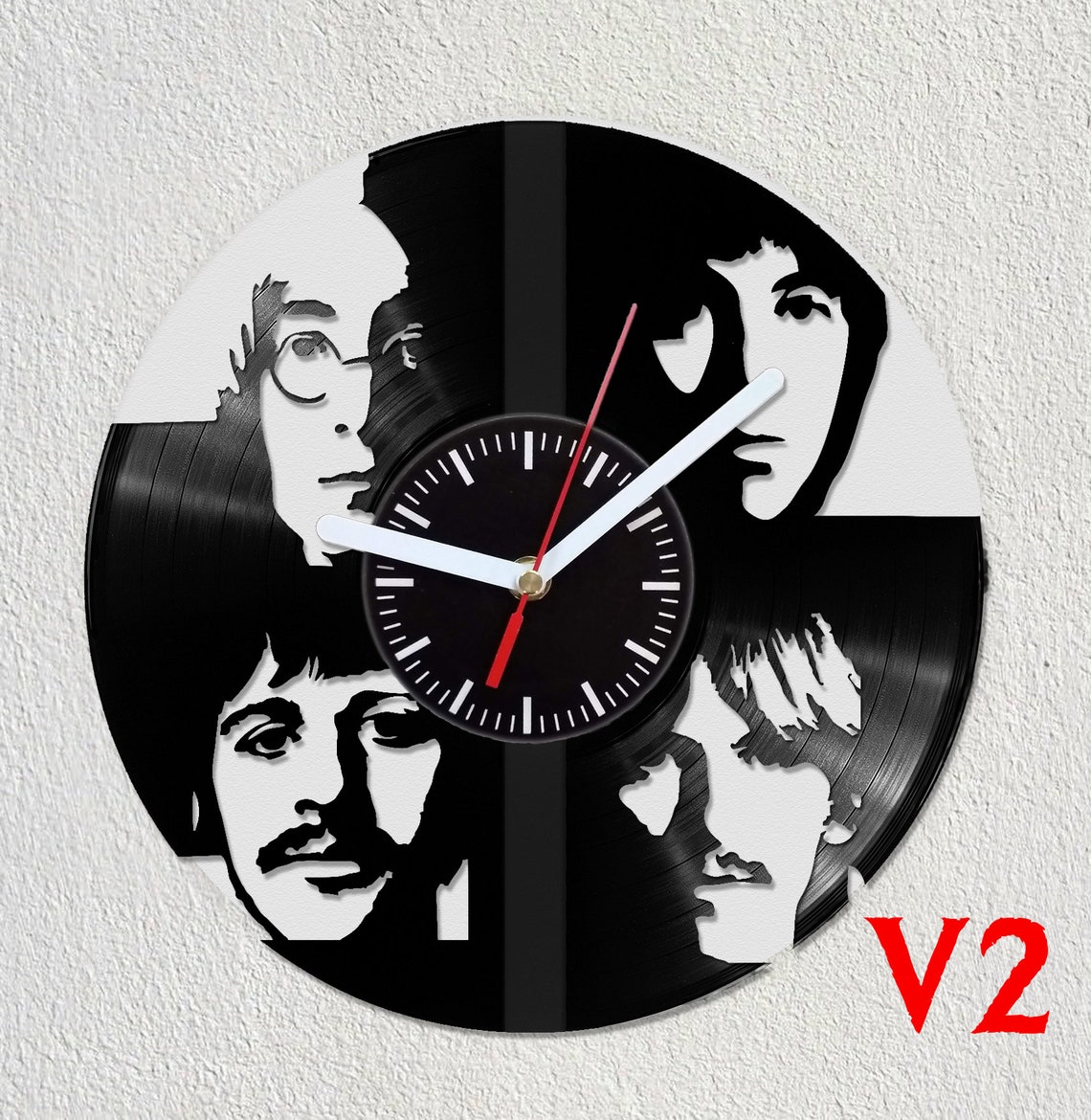 The Beatles Vinyl Record Wall Clock Gift Idea Art Decorate Home - Etsy