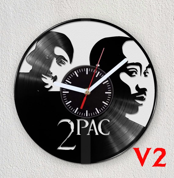 Tupac 2pac RAP Vinyl Record Wall Clock Gift Idea Art Decorate | Etsy
