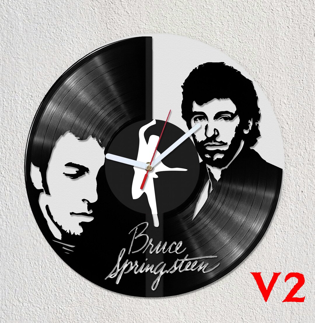 Bruce Springsteen Vinyl Record Wall Clock Gift Idea Art Decorate Home ...