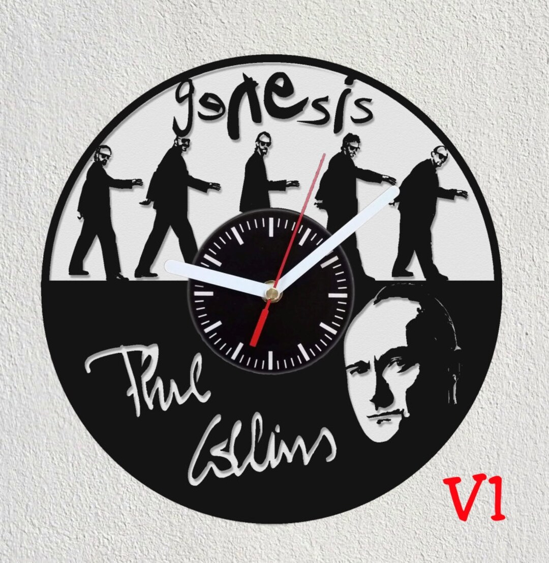 Genesis Vinyl Record Wall Clock Gift Idea Art Decorate Home - Etsy