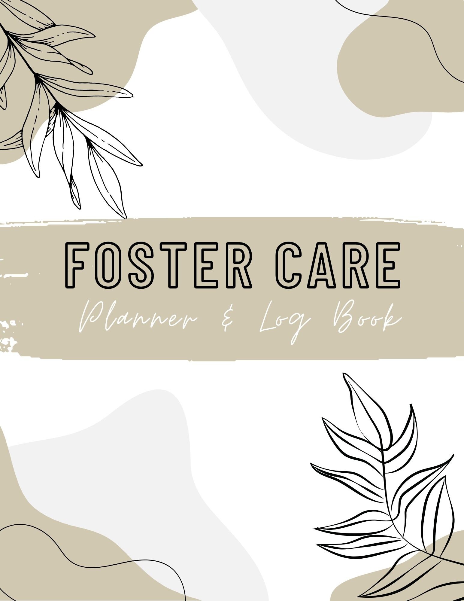 Foster Care Binder Printable *neutral* - Etsy