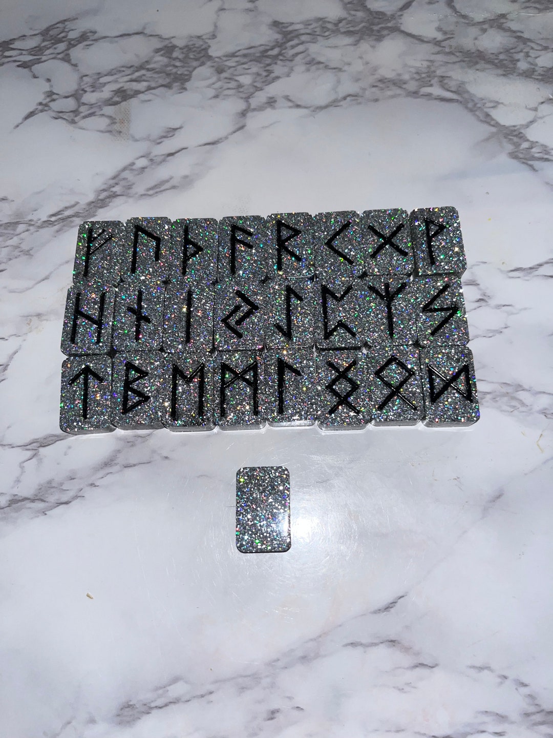 Silver Runes - Etsy