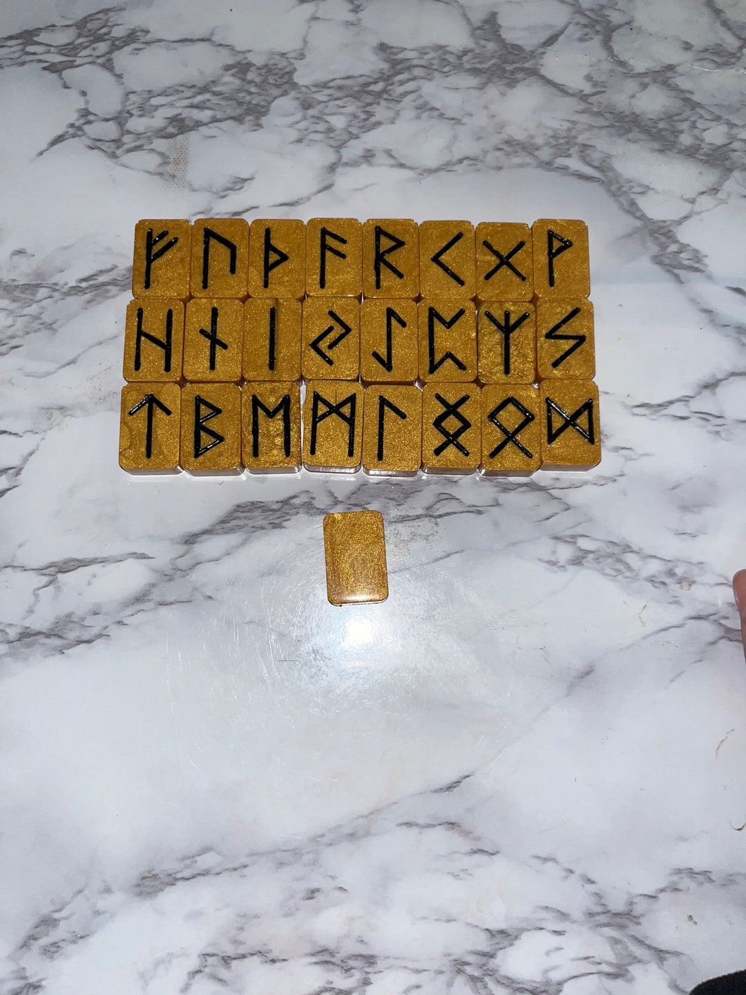 Gold Runes - Etsy