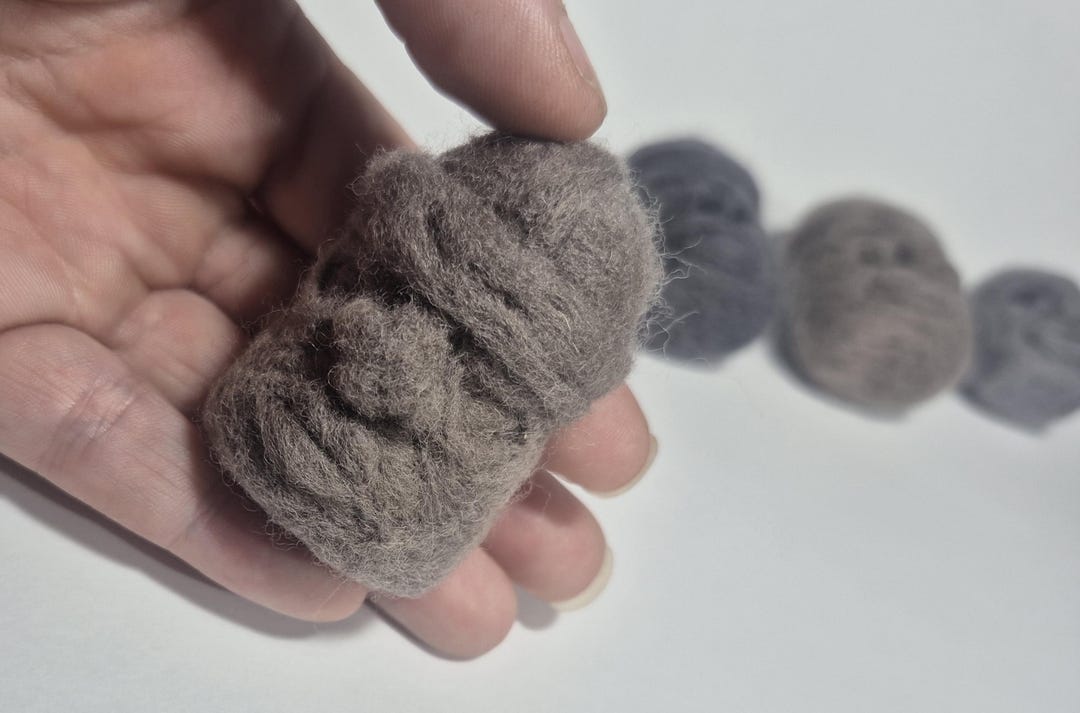 Mini Olmec Head Statues Wool Felted Set of 4 - Etsy