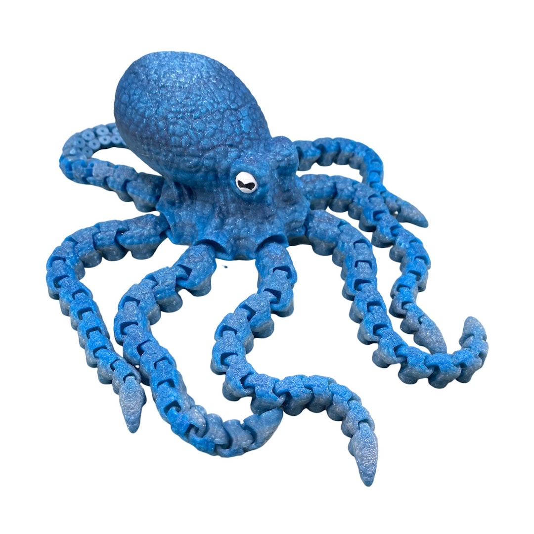 Articulated Kraken Toy - Desk Ornament for Gamers and Nerds - Unique ...