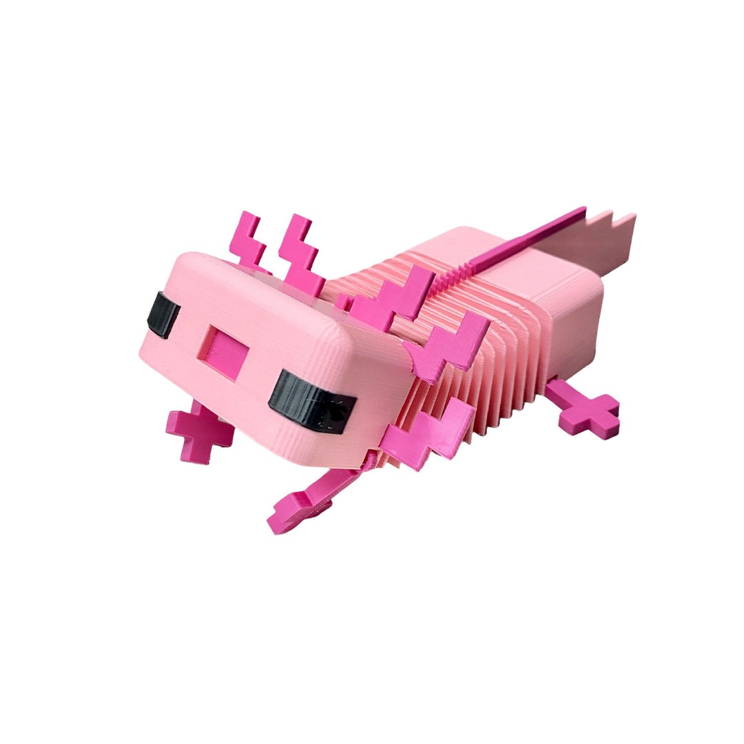 Pixelated Axolotl Fidget Toy - Etsy