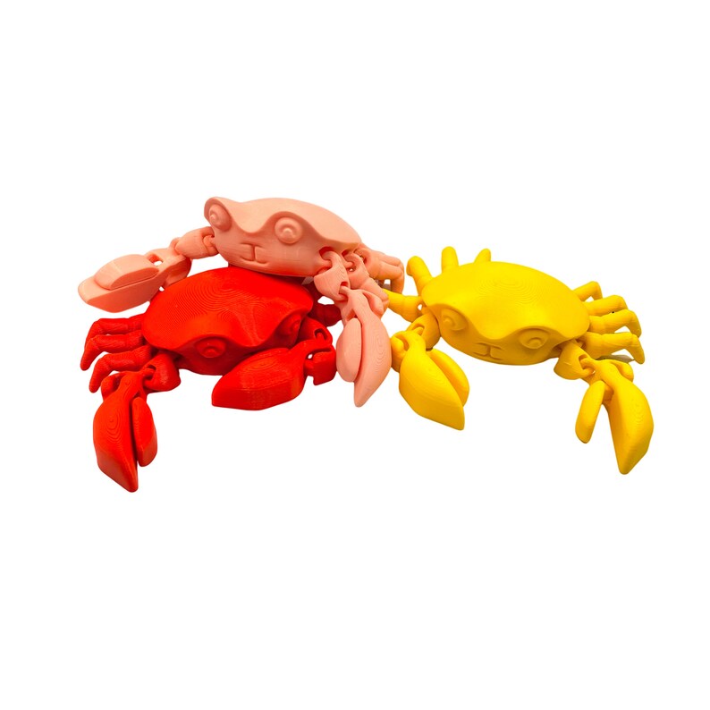 Articulated Crab Fidget Toy - Etsy