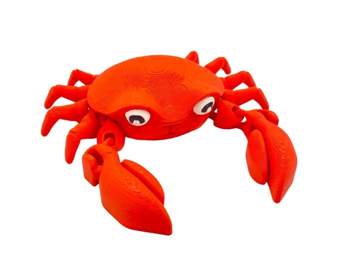 Articulated Crab Fidget Toy - Etsy