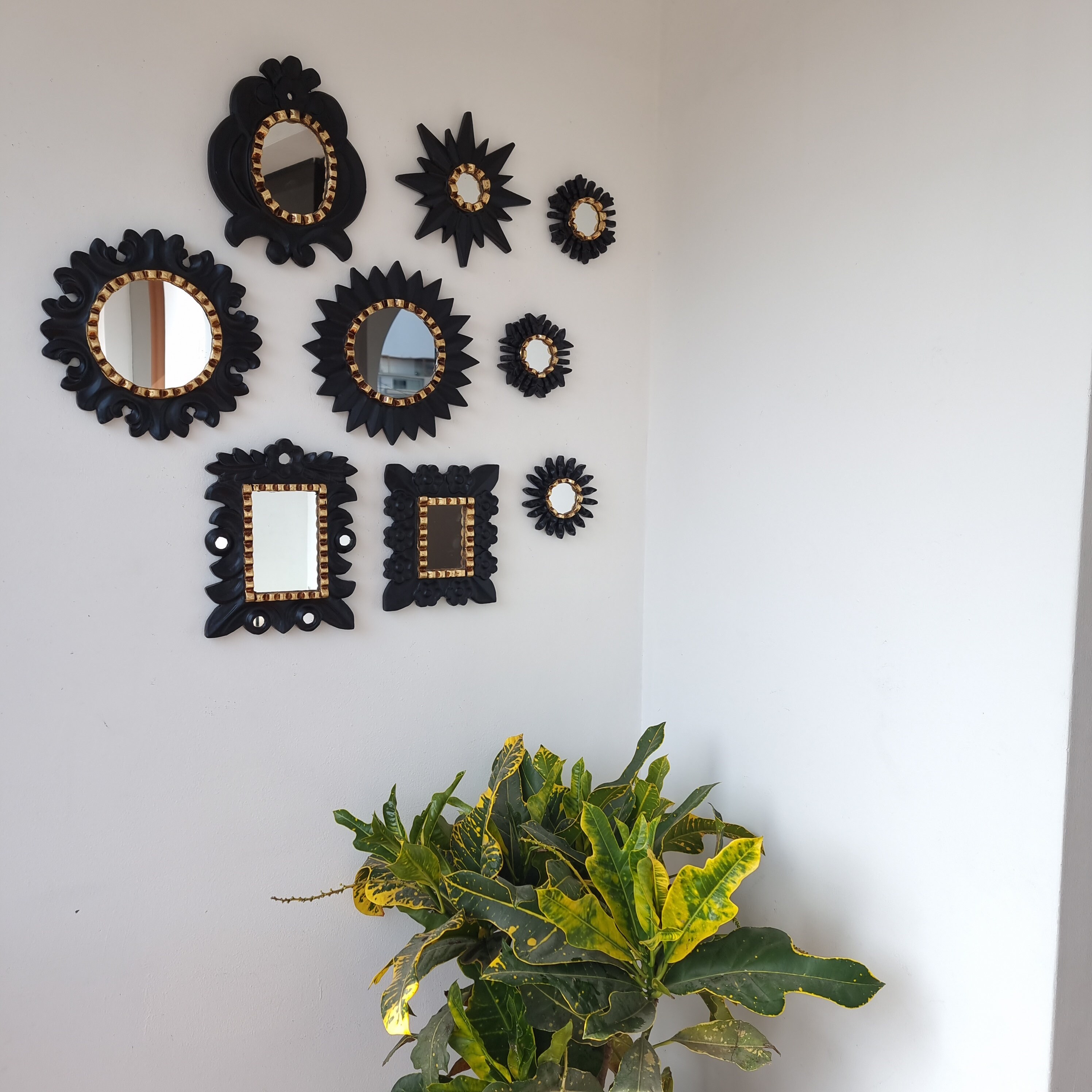 Black Infinite -interior Decoration - Wall Mirror - Home Decoration ...