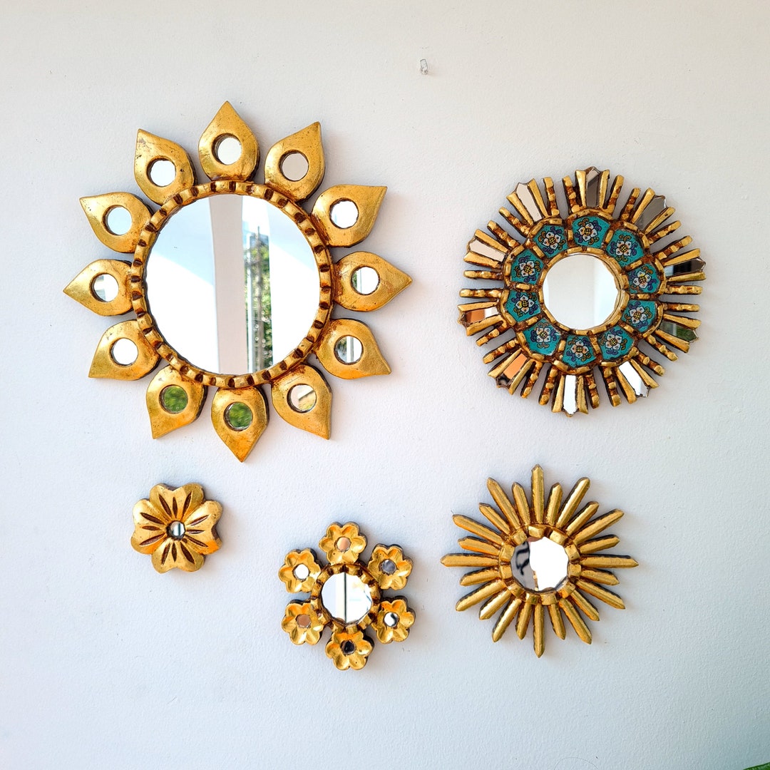 Peruvian Mirrors turquoise Octopus Interior Decoration Wall Mirror Home ...