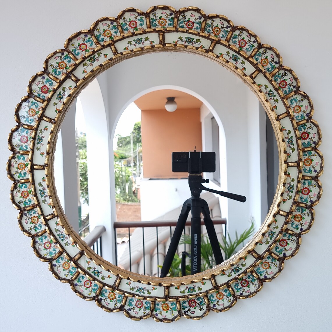 Peruvian Mirrors "new Ivory 60cm" - Interior Decoration - Wall Mirror ...