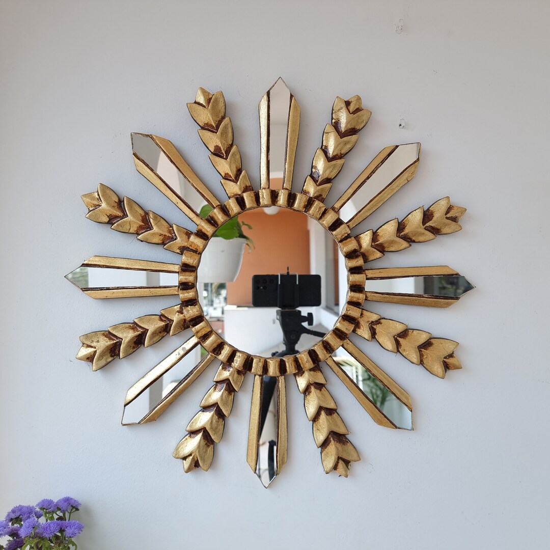 Peruvian Mirrors sol ESPIGA 50CM Interior Decoration Wall Mirror Home ...