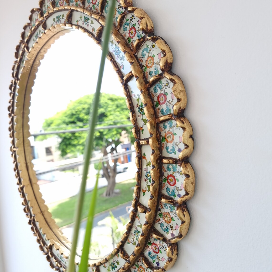 Peruvian Mirrors "new Ivory 60cm" - Interior Decoration - Wall Mirror ...