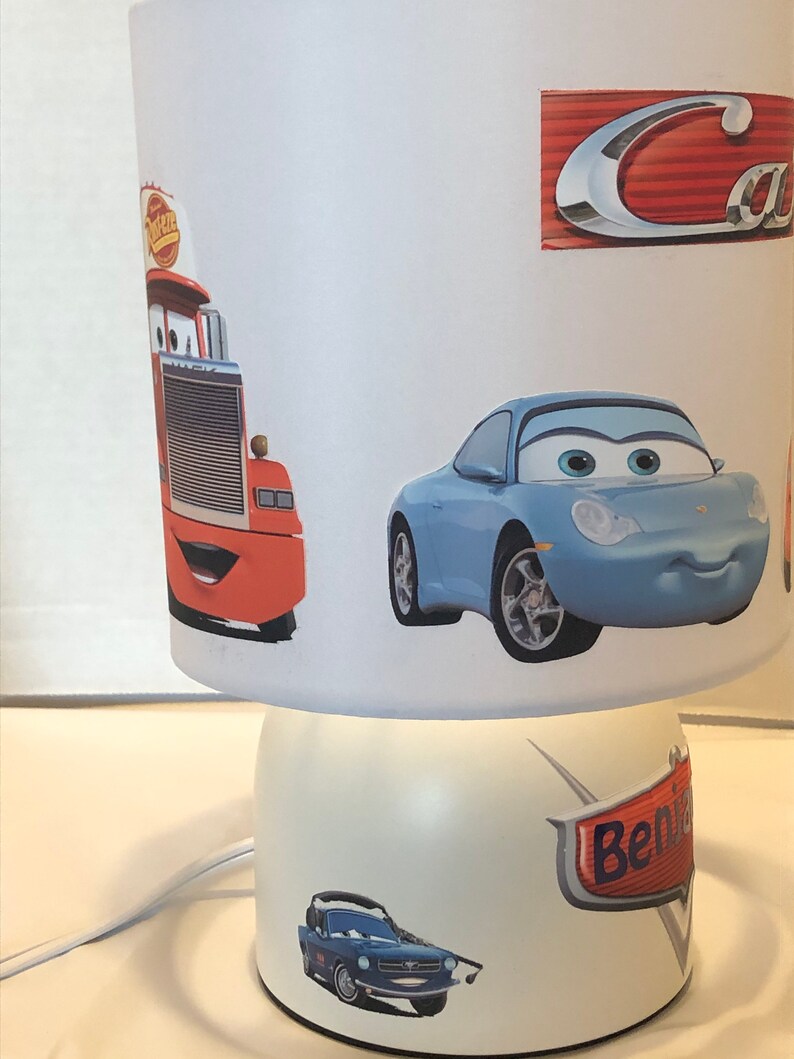 Disney Cars Lamp | Etsy