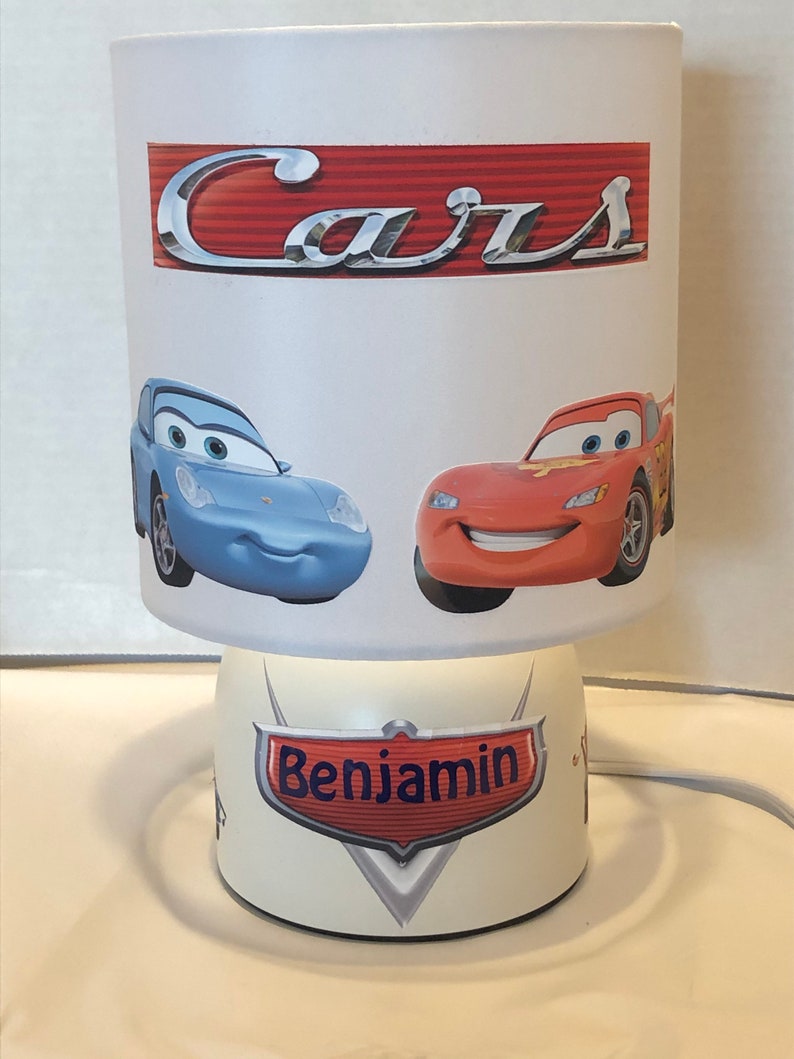Disney Cars Lamp | Etsy