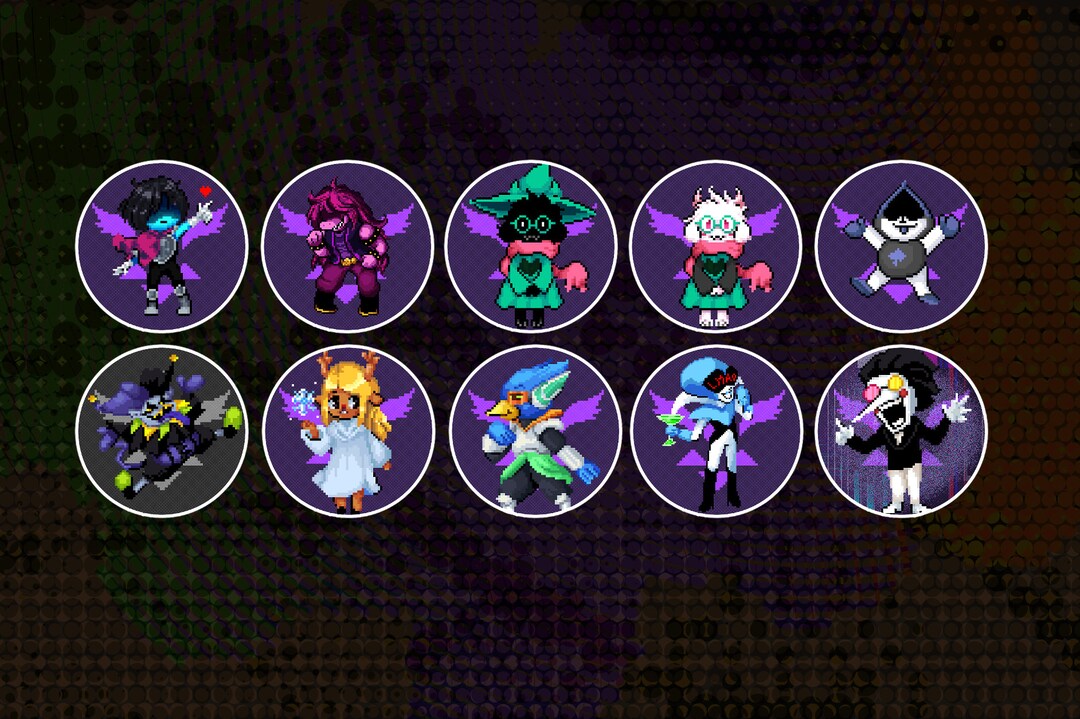 Deltarune Buttons - CH.3 + 4 SPOILERS ADDED - Etsy