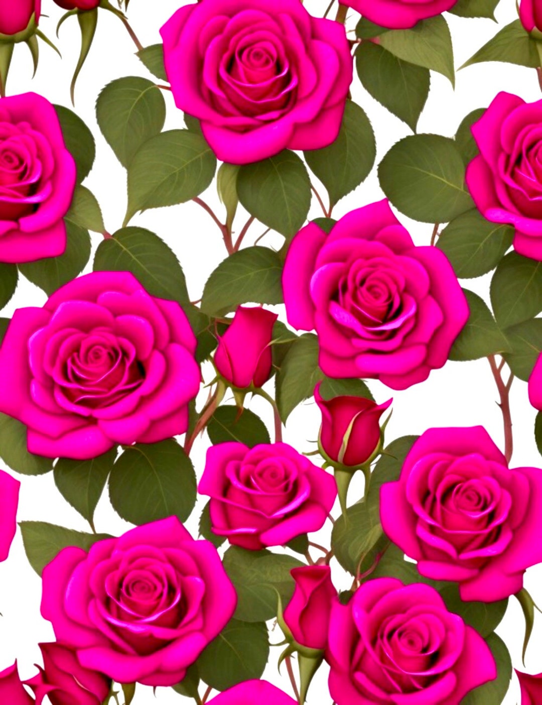 Flowers Image Wallpaper. Instant Download JPEG Files. - Etsy