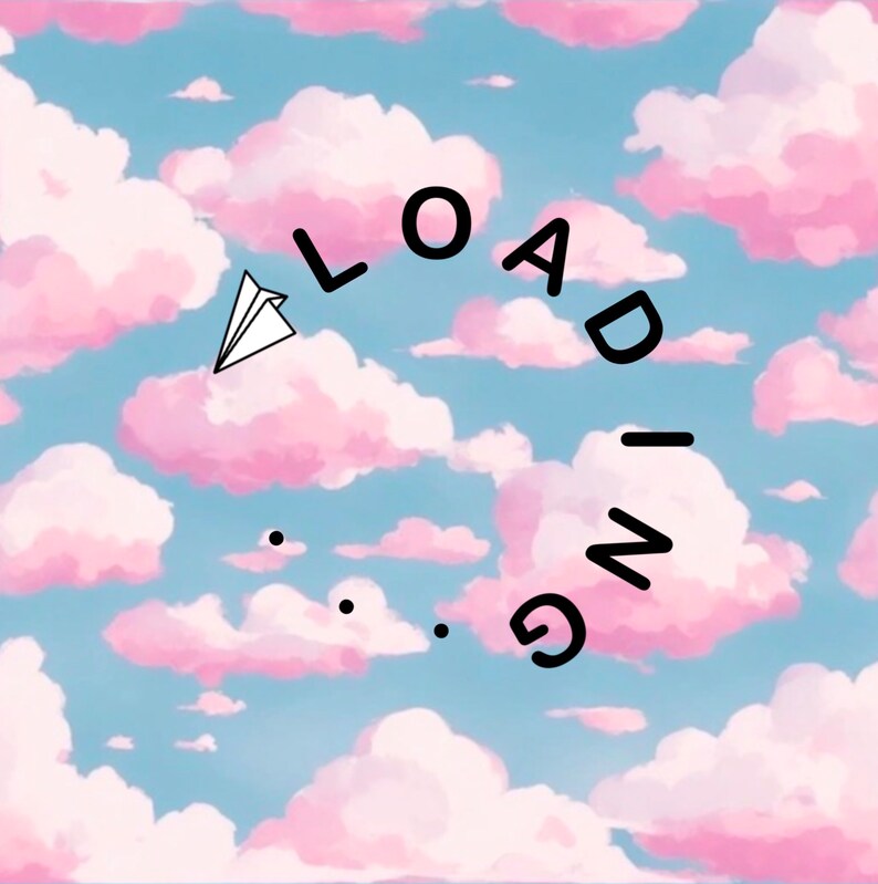 Instant Download Animation. Loading Animation Paper Plane With Text. 2 ...