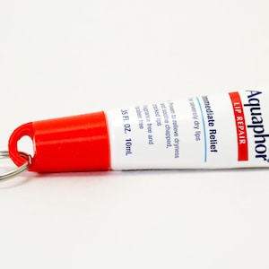 Aquaphor Keychain Holder: 3D Printed Lip Balm Cap (0.35 FL Oz) - Etsy