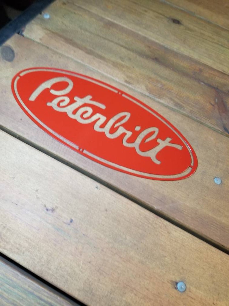 Peterbilt Sign!! Mancave Sign- Gift for Him - Etsy