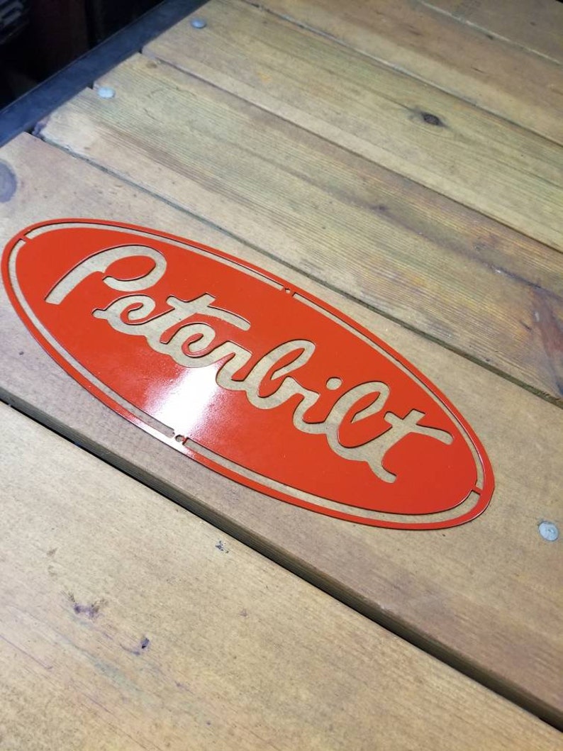 Peterbilt Sign Mancave Sign Gift for Him - Etsy