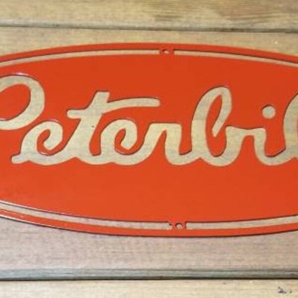 Peterbilt Sign - Etsy