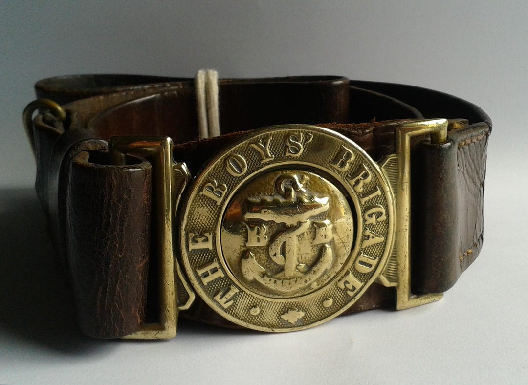 Very Early Boys Brigade Belt & Buckle - Etsy