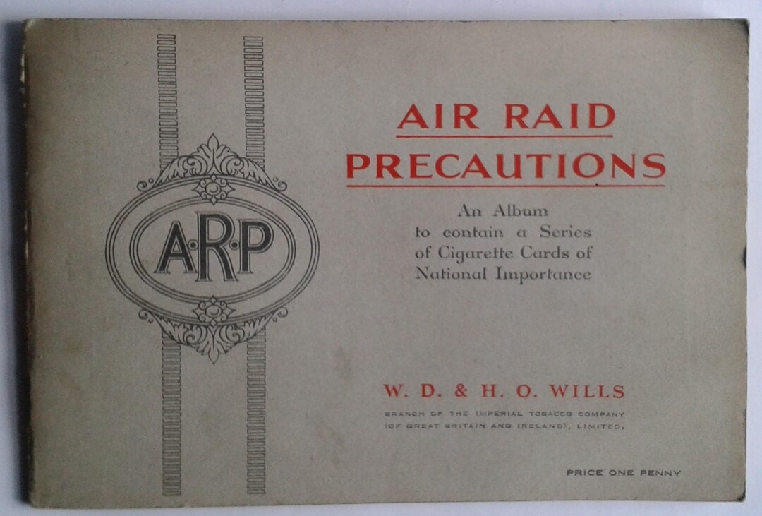 Air Raid Precautions Gig Cards - Etsy