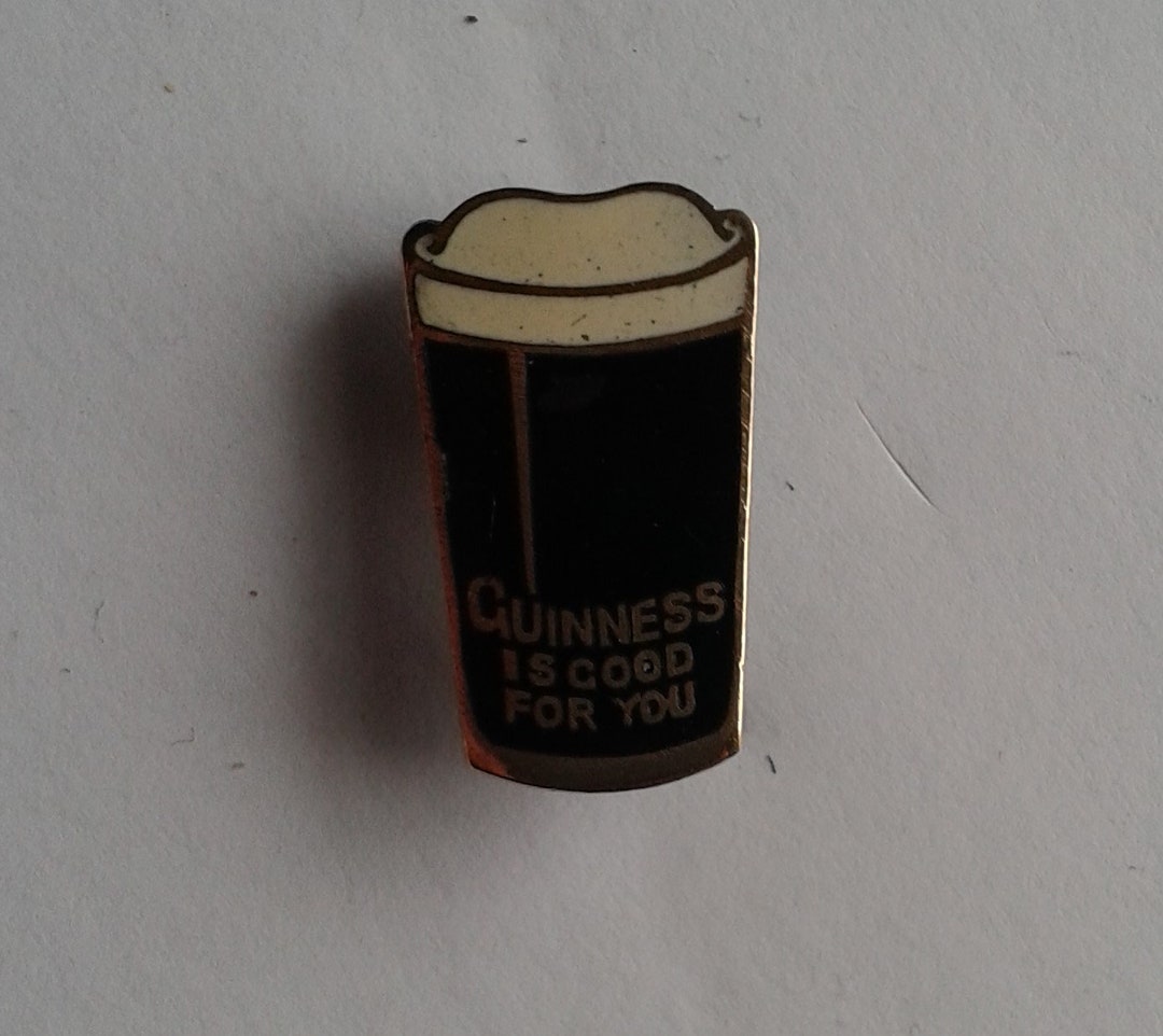 Early Guinness Enamel Pin - Etsy