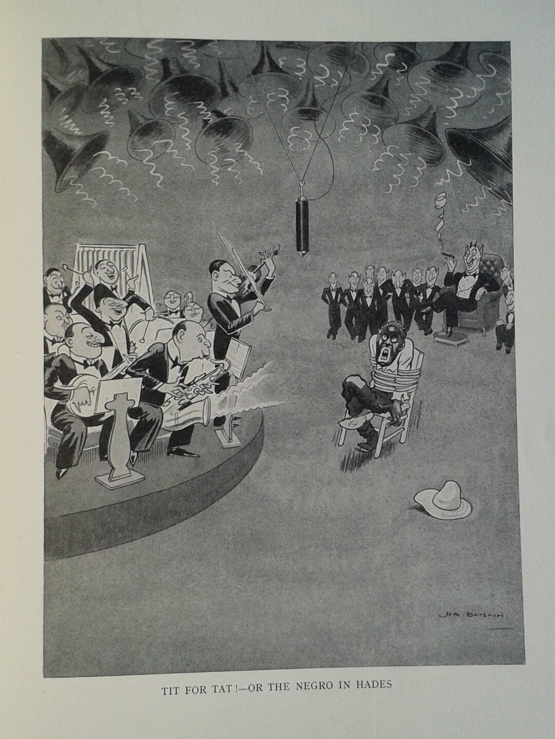 H.M. Bateman 1930s Cartoon Print - Etsy