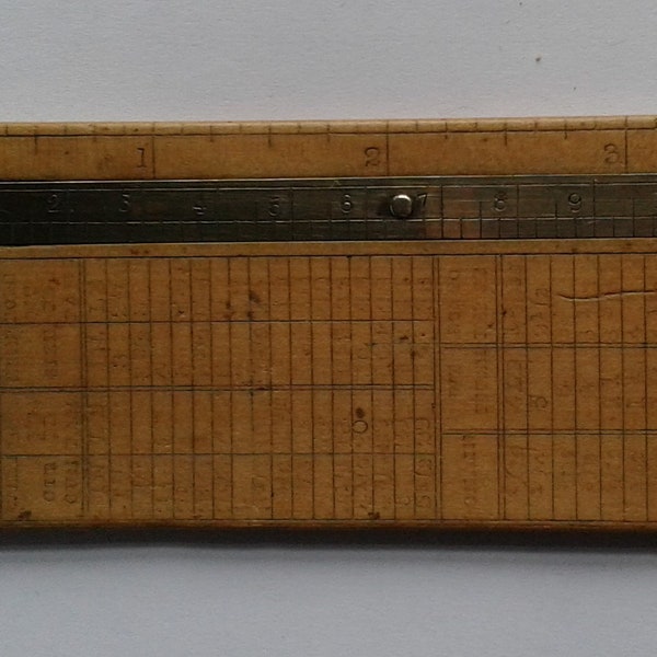 Antique Slide Rule - Etsy