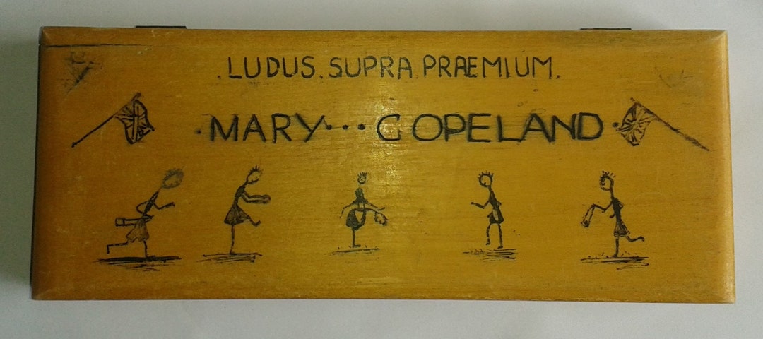 Vintage School Pencil Case - Etsy