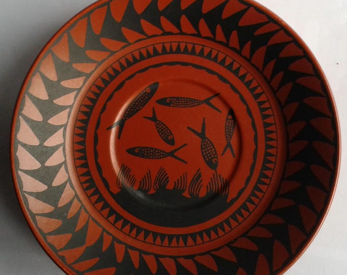 1960s Scottie Wilson Plate - Etsy