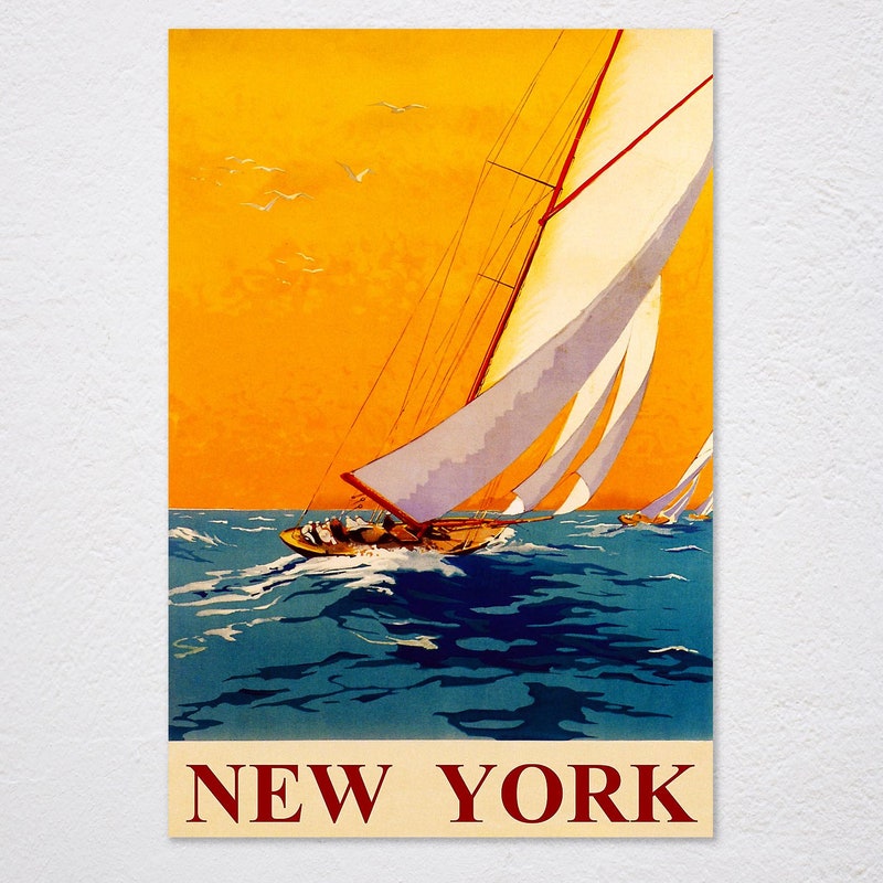 Sailing Poster - Etsy