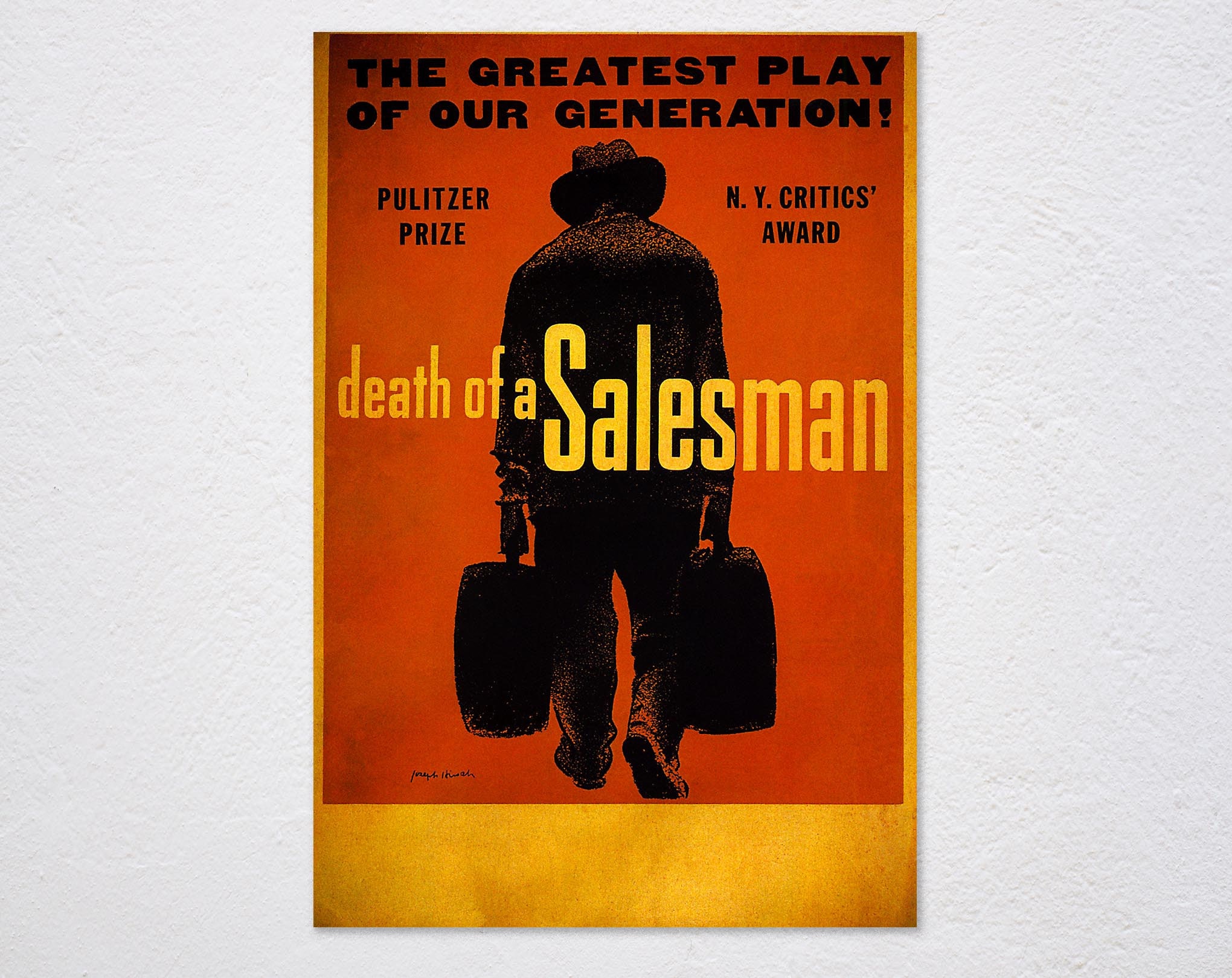 Death Of A Salesman Play Poster