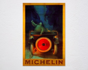 Michelin Tire Poster - Etsy