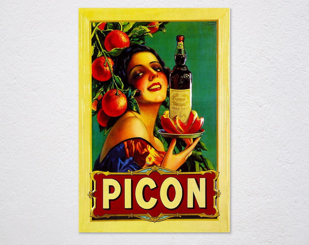 Picon French Aperitif Drink Fresh Orange Flavoured Bitters France ...