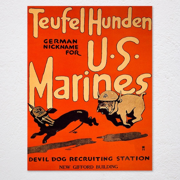 Marine Corps Recruiting Poster - Etsy
